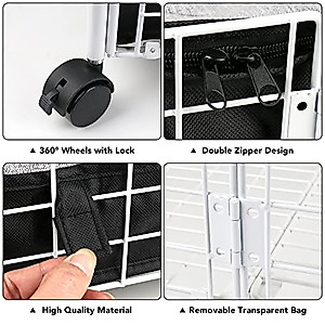 Under Bed Storage with Wheels,Under Bed Storage Containers,Underbed Storage Containers,Under Bed Shoe Storage Organizer Drawer,Under the Bed Storage Containers for Bedroom Clothes Shoes Blankets -2PC