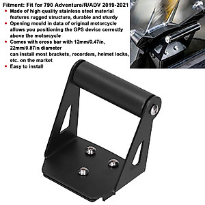 aqxreight Navigation Bracket, Motorcycle Navigation Bracket GPS Phone Stand Holder Fit for 79 /R/ADV 219-221
