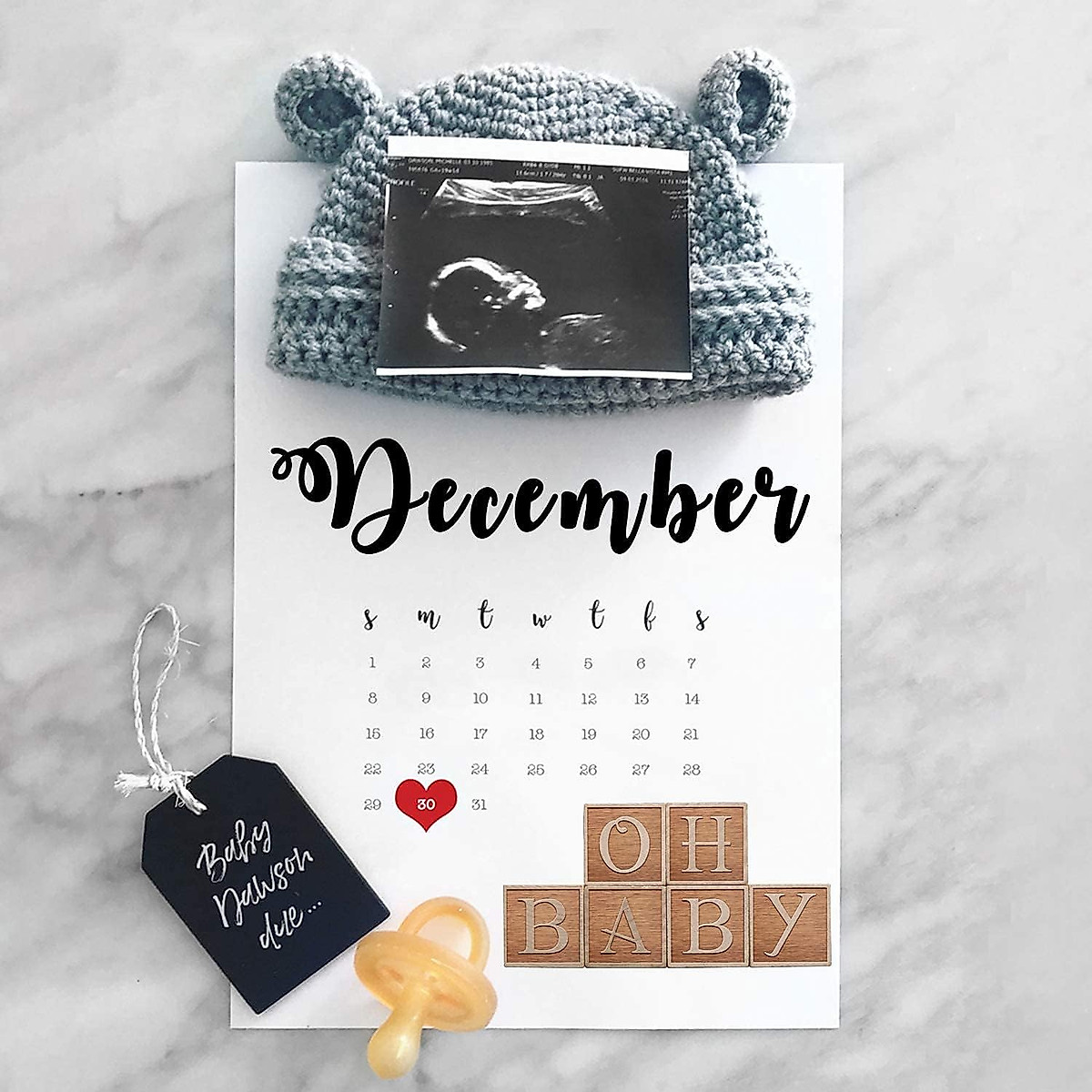 Oh Baby Blocks for Baby Shower Oh Baby Sign Small Wooden Baby Shower Table Decorations Centerpieces 1.6"