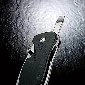 LEATHERMAN - Crater C33T Lightweight Folding Knife with Bottle Opener, Stainless Steel