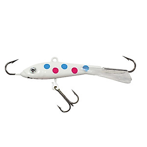 Northland Fishing Tackle Puppet Minnow Darting Fishing and Ice Fishing Lure for Walleye, Pike, Trout, and Panfish, Wonderbread, 1/4 Oz, 1/Cd