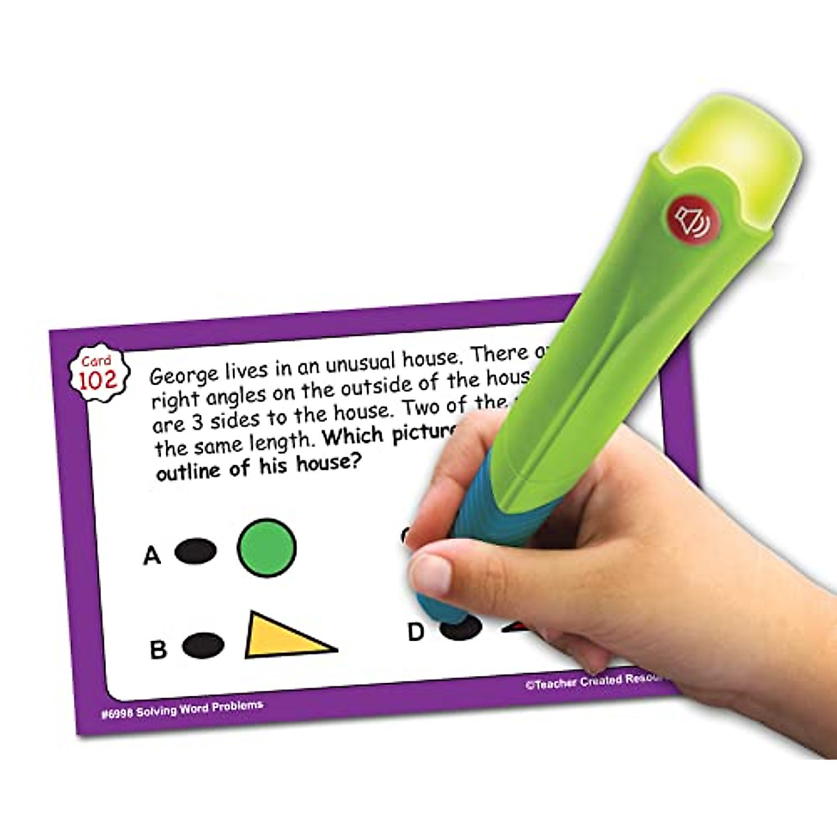 Teacher Created Resources Power Pen Learning Cards: Solving Word Problems Grade 4 (6999)