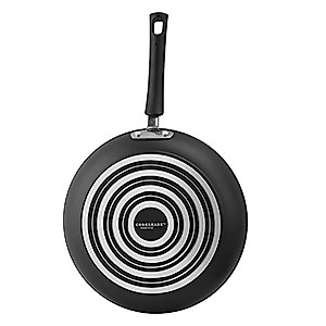 COOKSMARK Aluminum Nonstick Frying Pan Set 3-Piece 8-Inch 9.5-Inch and11-Inch,Dishwasher Safe Cookware Set