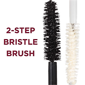 L'Oreal Paris Makeup Double Extend Beauty Tubes Lengthening 2 Step Mascara, Washable, Black, 0.33 oz., 2 Count