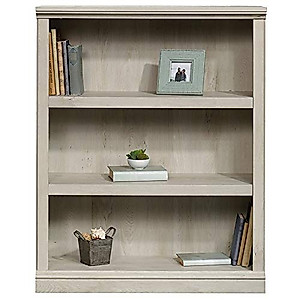 Pemberly Row 3 Shelf Bookcase in Chalked Chestnut