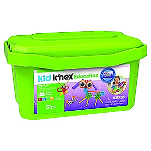 K’NEX Education – Kid K’NEX Group Building Set – 131 Pieces – Ages 3+ – Preschool Educational Toy