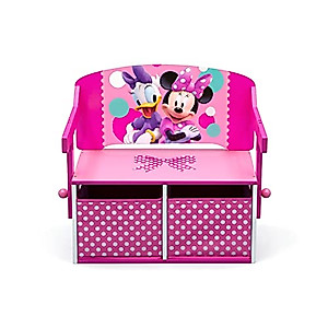 Delta Children Kids Convertible Activity Bench - Greenguard Gold Certified, Disney Minnie Mouse
