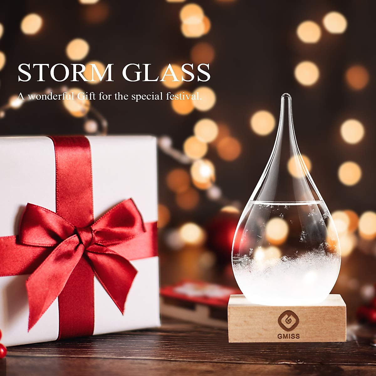 Storm Glass Weather Stations Water Drop Weather Predictor Creative Forecast Nordic Style Decorative Weather Glass