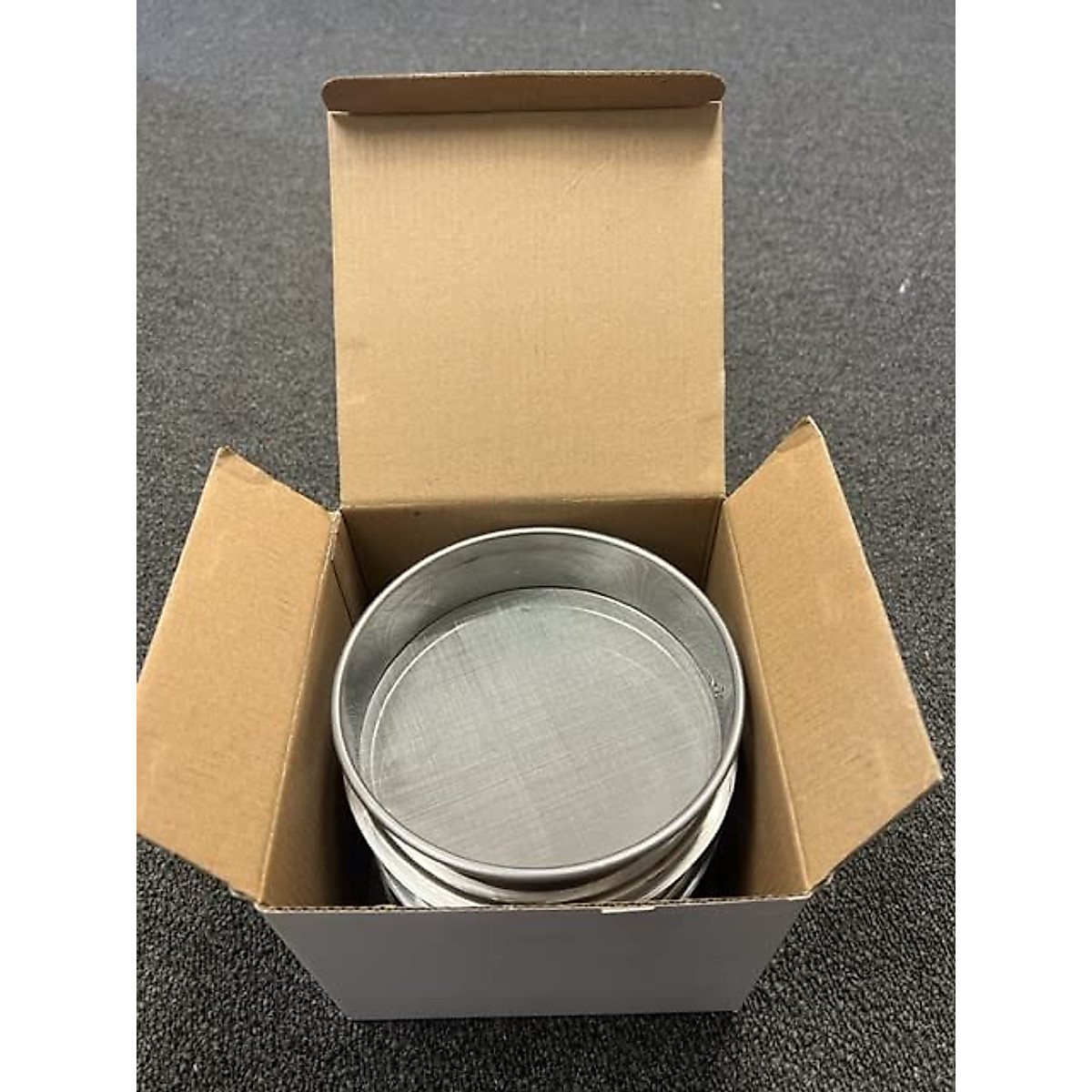 E-ONSALE Aluminum Herbal Pollen Set of 3 Screen Size Stackable Sifter 120, 160, 220 Micron Hash Extractor Sifter Shaker (120M + 160M +220M)