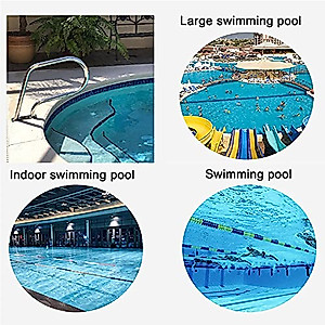 BTZHY Swimming Pool Handrails, 304 Stainless Steel Spa Handrail, Pool Safety Rail Humanized Easy to Maintain Pool Railings for Garden Backyard Pools (1PCS)