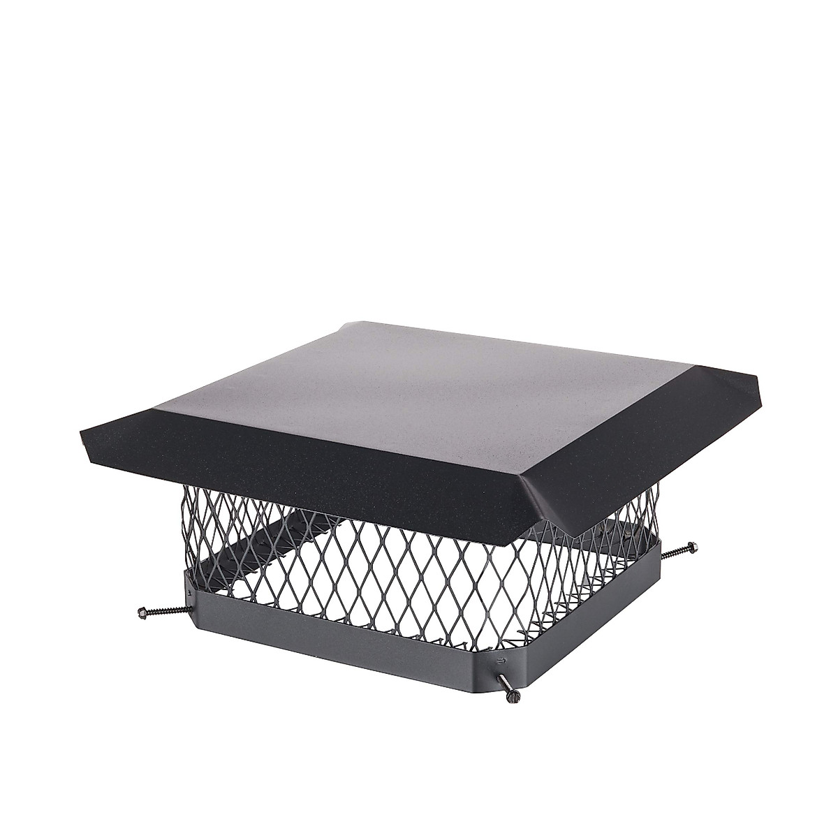 Shelter SC1313 Galvanized Steel Chimney Cap, Fits Outside Tile, 13" x 13"