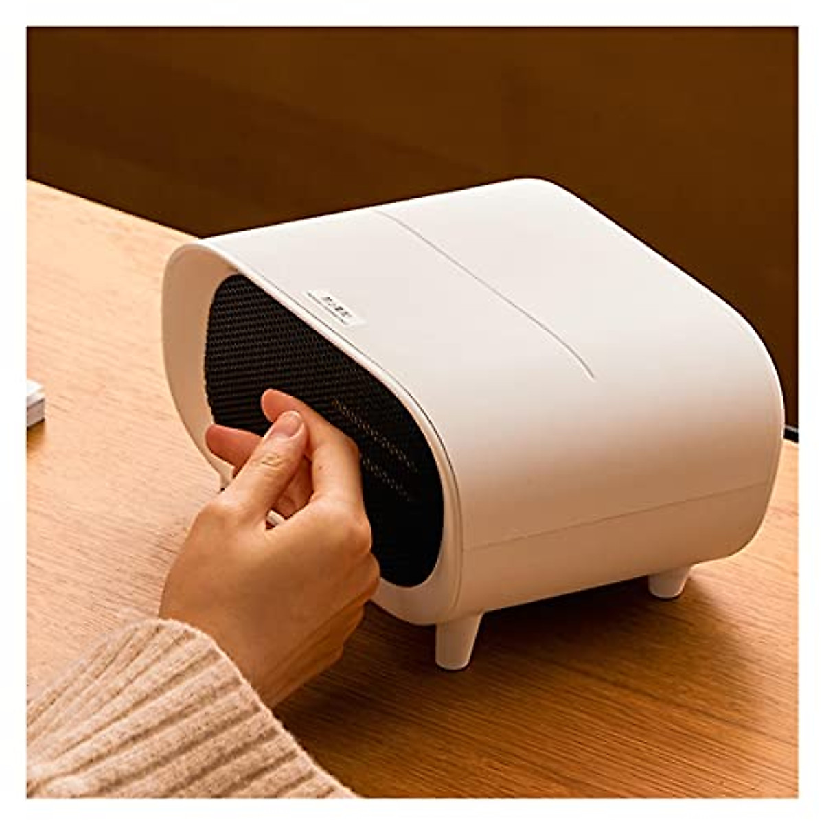 Outdoor Garden Heater Mini Ceramic Heater, Small Quiet Overheat Protection Electric Small Space Heater, Heater Fan, For Home Desk Office Bedroom Patio Heater