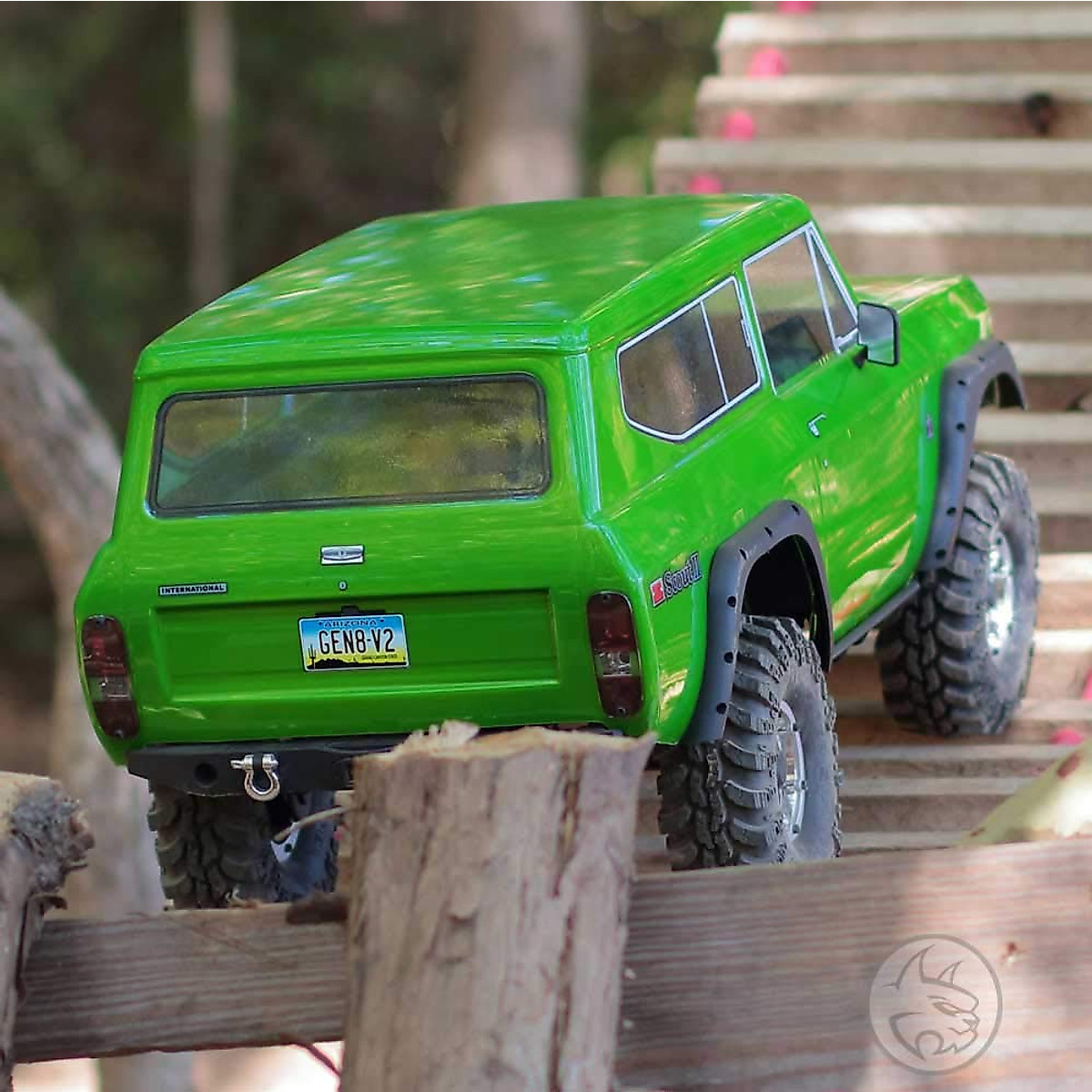 Redcat Racing Gen8 V2 International Scout II 1/10 Scale Rock Crawler Scale Truck, Green, GEN8-V2-GREEN