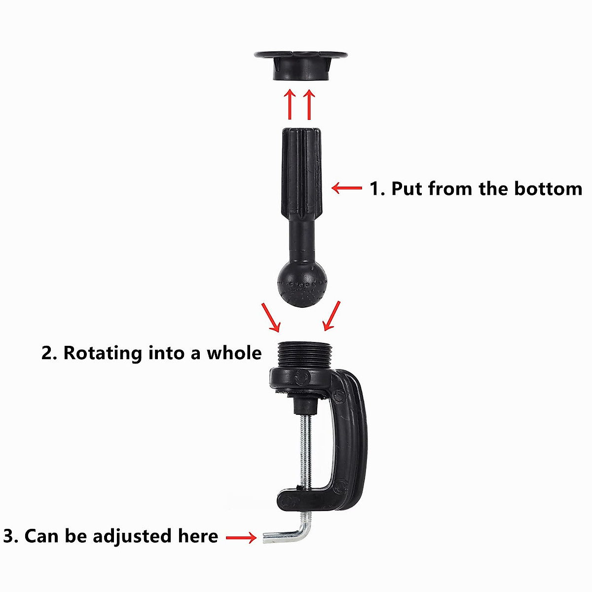 Hairginkgo Mannequin Head - 100% Real Hair Manikin for Hairdresser Training and Styling Practice - With Clamp Stand (1711B0216)