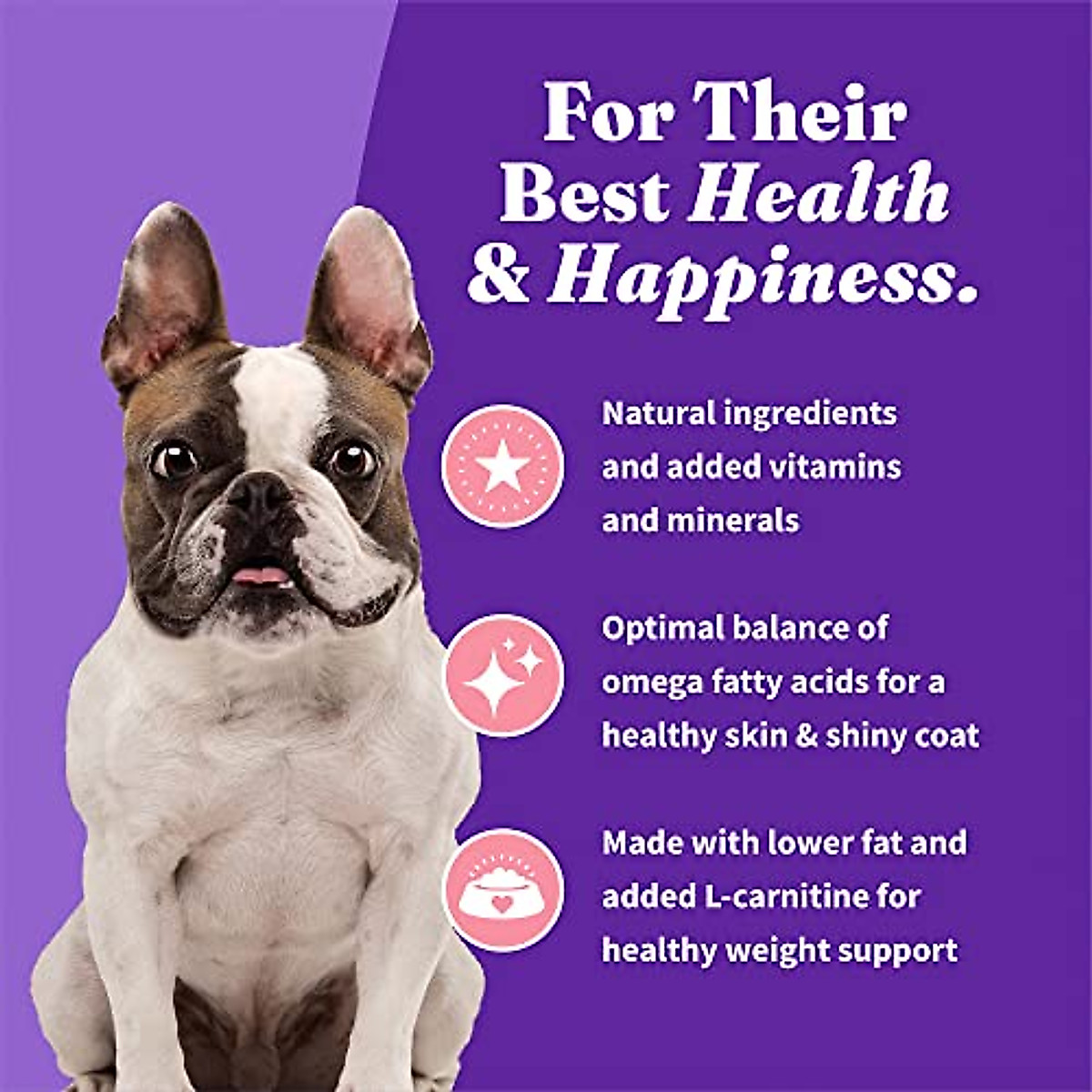 Halo Purely for Pets Holistic Dog Food, Complete Digestive Health Wild-Caught Salmon and Whitefish Recipe, Dry Dog Food Bag, Small Breed Formula, 3.5-lb Bag