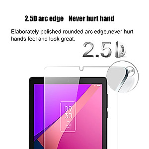 KLWAINM [2 Pack] Tablet Tempered Glass Screen Protector For TCL TAB 8 LE 9137W/9132X 8.0 Inch 2023 Release Tablet with 2.5D 9H Anti Scratch Transparent HD Clear Bubble Free Protective Film
