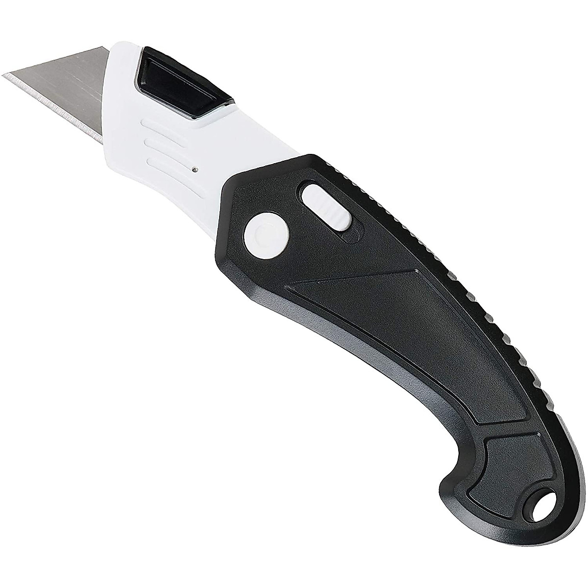 VIP Home Essentials Lightweight Strong ABS Plastic Folding Utility Box Cutter (6, Green)