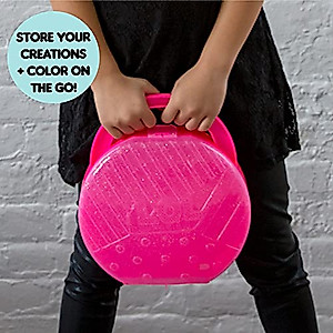 L.O.L. Surprise! Creativity Case by Horizon Group USA,Create, Play & Store,DIY Activity Case Including Paper Dolls,Coloring Pages,Makers,Crayons,Glitter Glue,Scratch Art,Stickers & More.Hot Pink