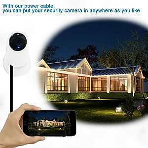 SIOCEN 10FT USB Power Extension Cable for WyzeCam Pan,WyzeCam,Echo Dot Kasa Cam,Yi Camera,YI Dome Home,Oculus Go,Furbo Dog,Nest Cam,Blink,Cloud Camera,Netvue,Security Camera Charging Cord