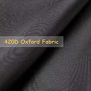 WZDD 48x24x28 inch Garden Furniture Covers Waterproof, Outdoor Furniture Cover Set, Patio Table Set Cover, 420D Heavy Duty Oxford Garden Table Cover, Tear-Resistant and Anti-UV