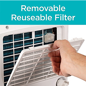 BLACK+DECKER 1500 Sq. Ft. Dehumidifier for Medium to Large Spaces and Basements, Energy Star Certified, Portable, BDT20WTB