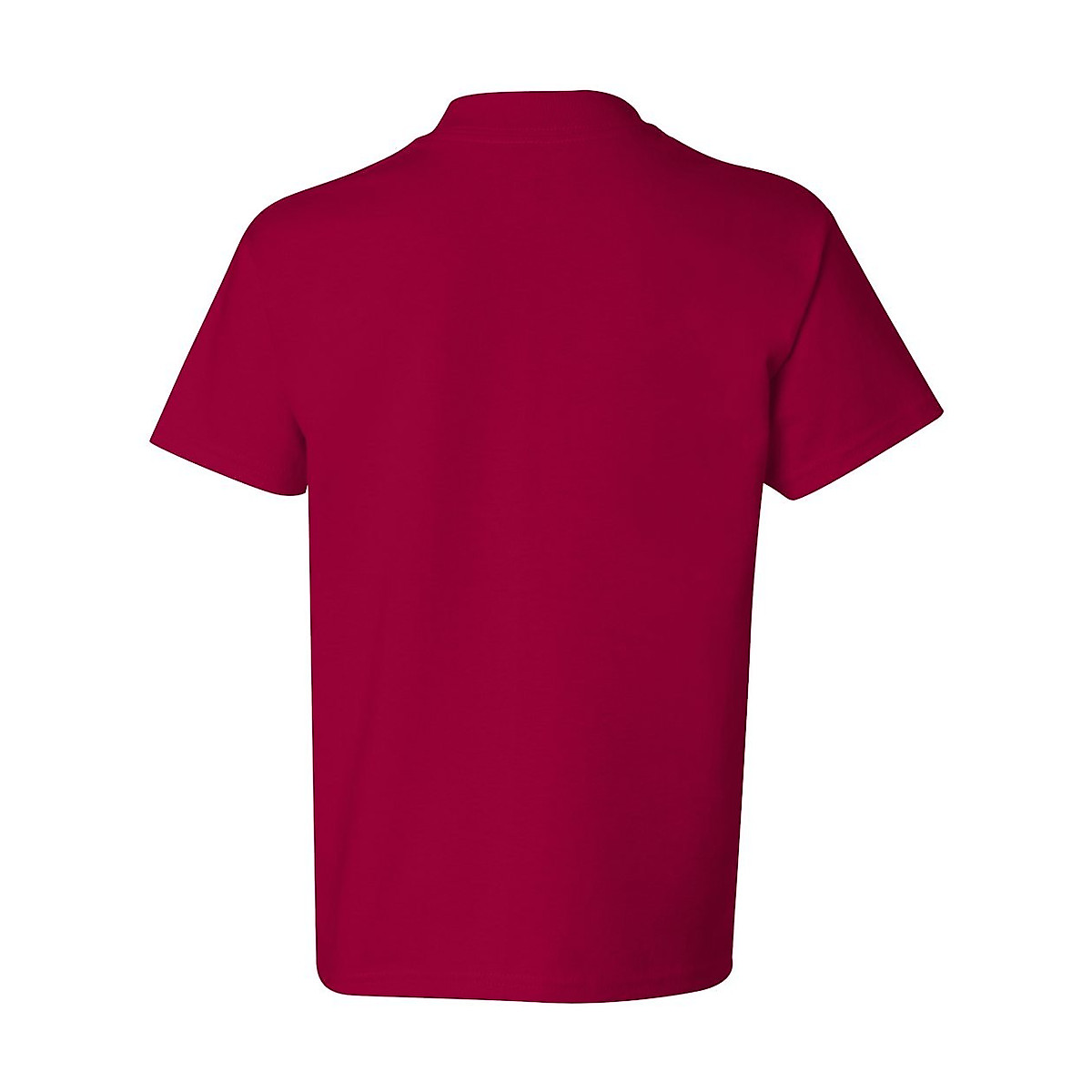 Hanes boys Cotton T-Shirt(5450)-Deep Red-XS