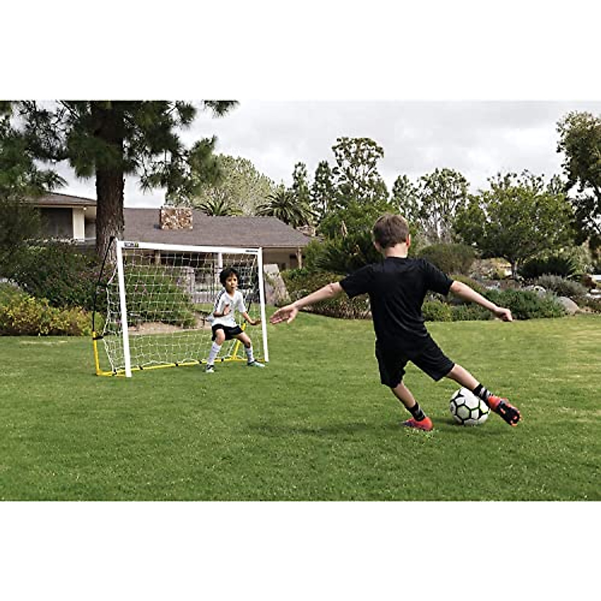 SKLZ Quickster Soccer Goal Portable Soccer Goal and Net, 12 x 6 Feet