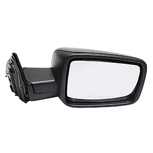 Kool Vue Passenger Side Non-Electric Mirror for Ram 1500 2013-2018 Manual Fold Without Signal Light, Blind Spot Light, Memory & Puddle Lamp Textured w/o Towing Package