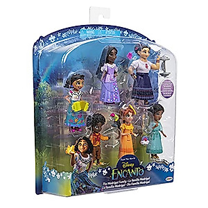 Disney Encanto Doll Figures, The Madrigal Family 6-Pack Set Each with an Accessory - Great to Play with The Casa Madrigal