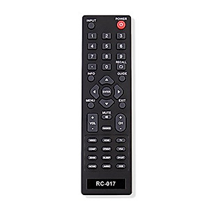 DX-RC02A-12 Replace TV Remote Control fit for Dynex DX-40L130A11 DX-32L151A11 DX-55L150A11 DX-15L150A11 DX-40L150A11 DX-46L150A11 DX-24E150A11 DX-26L100A13 DX-32L220A12 DX-32E250A12 DX-37L200A12