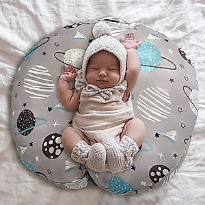 BROLEX Stretchy Newborn Lounger Cover 2 Pack Sung Fitted Removable Slipcover, Ultra Soft Breathable,Space Planet