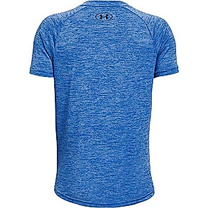 Under Armour Boys Tech 2.0 Short-Sleeve T-Shirt , Blue Circuit (436)/Black , Small