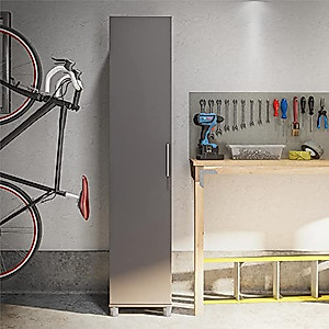 16" Utility Garage Storage Cabinet Graphite Gray