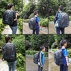 School Backpacks for Boys Waterproof Durable Bookbag Student Backpack