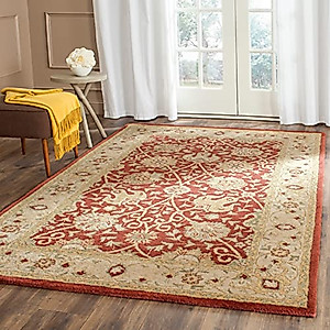 SAFAVIEH Antiquity Collection 2'3" x 4' Gold AT21C Handmade Traditional Oriental Premium Wool Accent Rug