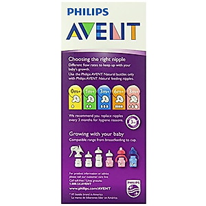 Philips AVENT BPA Free Natural Polypropylene Bottle, 9 Ounce, 2 Pack