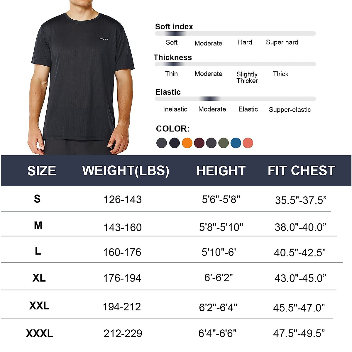 GRAMVAL Men's Crew T-Shirt,Light Weight Dry-Fit Moisture Wicking Active Athletic Performance Burgundy