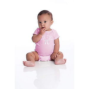 Cutie Pie - Funny Baby Essentials Bodysuit - Cute Baby Boy Clothes Newborn Girl Romper Outfit (Newborn, Pink)