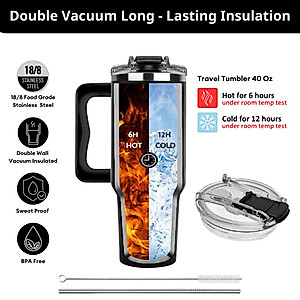 My Favorite GrandChild Gave Me This Cup Tumbler 40Oz - Father Day, Christmas Gift Grandpa, Grandpa Birthday Gifts from Grandkids, Granddaughter, Grandson, Kids - Grandfather Mug, Present for grandpa