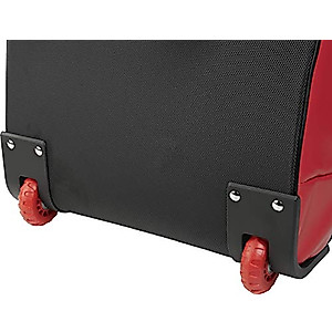 Rawlings | R1502 Wheeled Catcher's Bag | Baseball/Softball | Scarlet