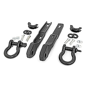 Rough Country Tow Hook Shackle Mount Kit for 2017-2021 Nissan Titan - RS160