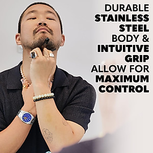 The Beard Club Mens Grooming Kit & PT45 Beard Trimmer for Men - Professional Cordless Electric Beard Hair & Moustache Trimmer, Straight Razor, Beard Shampoo, Balm, Beard Brush & Comb - Beard Kit Gift