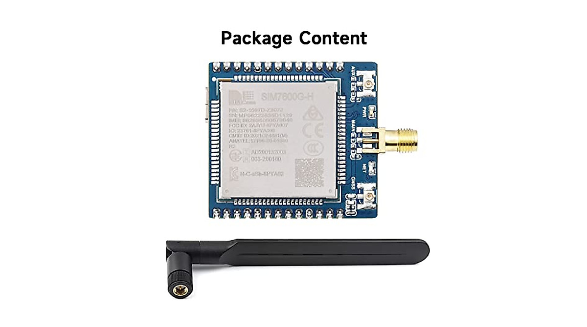 Waveshare SIM7600G-H 4G Module - Multi-Band Support