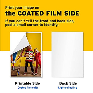 Printers Jack Iron-On Heat Transfer Paper for Dark Fabric 20 Pack 8.3x11.7" T-Shirt Transfer Paper for Inkjet Printer Wash Durable, Long Lasting Transfer, No Cracking