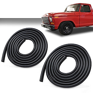 GRAND ORANGE Rubber Door Seal Weatherstrip Pair Compatible with Ford Bronco 1978-1979, Fits Ford F100 F150 F250 F350 Truck 1973-1979