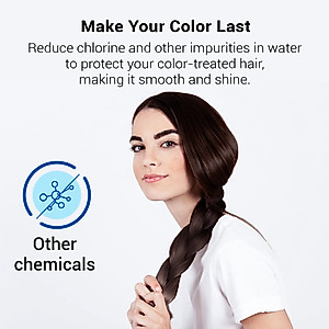 AQUA CREST AQ 4125 Shower Water Filter, Replacement for AQ 4125, AQ-4100, AQ-4100NSH, AQ-4105, Jonathan Product Beauty Shower Filter, with Advanced KDF Filtration Material