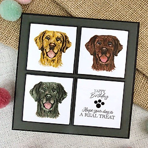 HunkyDory Crafts for The Love of Stamps - Layering Golden Retriever