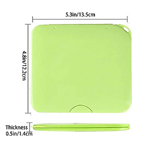 2 Pcs Plastic Storage Case Organizer Face Cover Storage Bag Bandanas Storage Clip Dustproof Storage Box for Face Cover Pollution Prevention (Green)