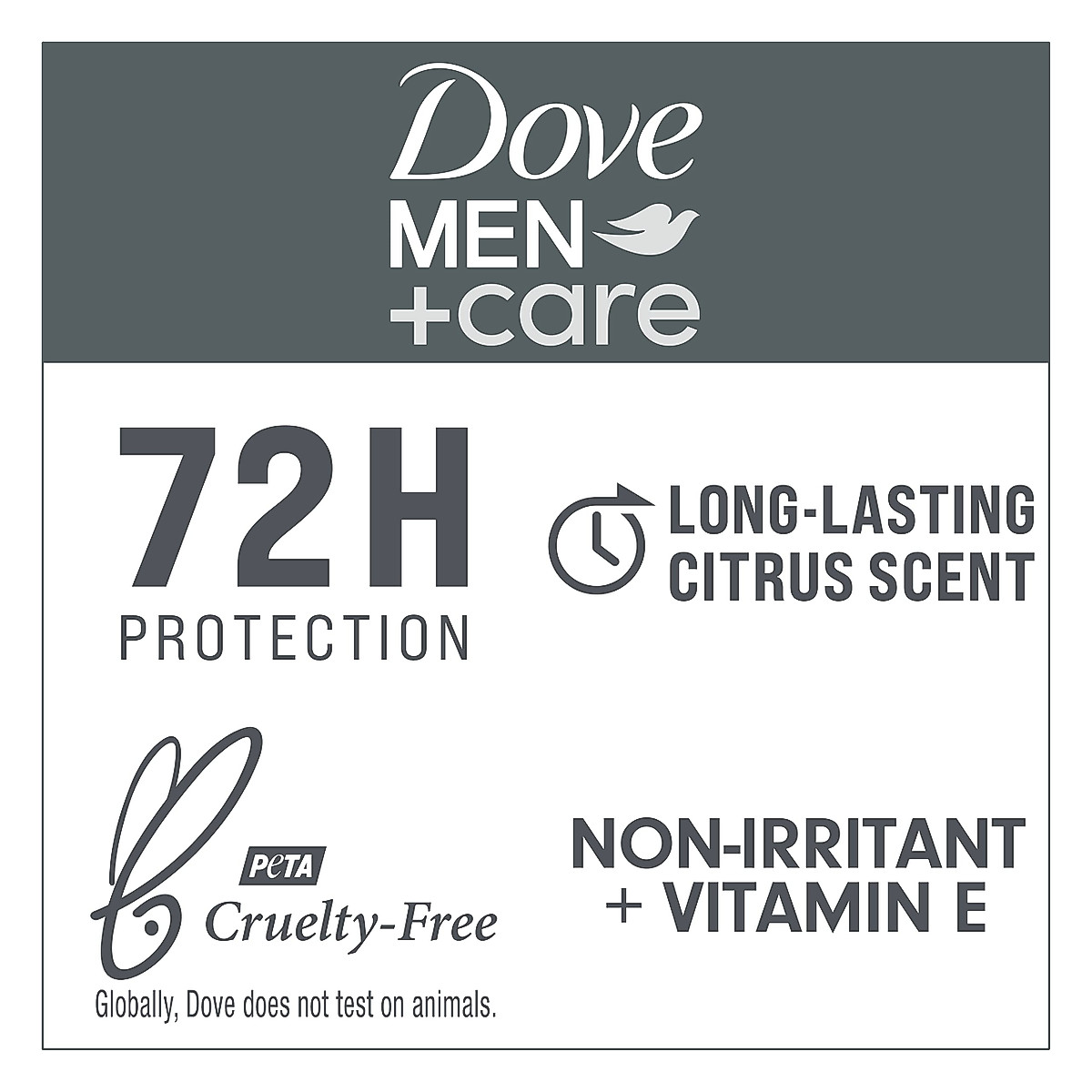 Dove Men+Care Extra Fresh Men's Antiperspirant Deodorant Stick Extra Fresh Twin pack With 72-hour sweat & odor protection with 1/4 Moisturizing Cream & Long-lasting Citrus Scent 2.7 oz