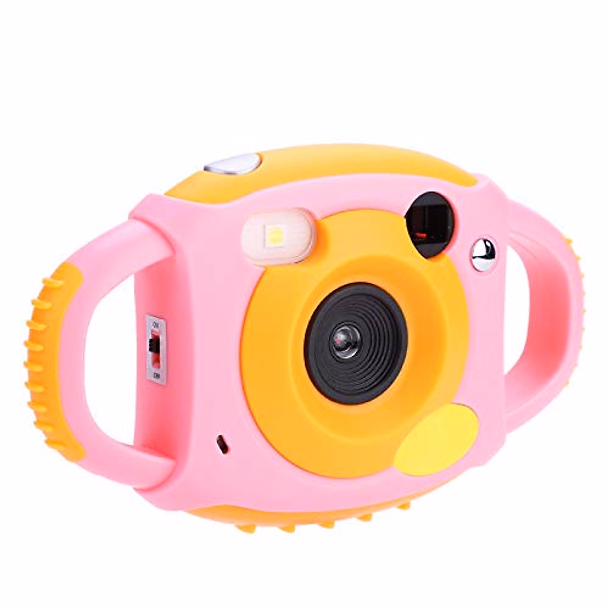 Selfie Mirror Children's Video Camera 600mAh Lithium Battery Children's Selfie Camera 4 Filters Multiple Photo Frame Options Kids Video Camera,for Kids(Pink)